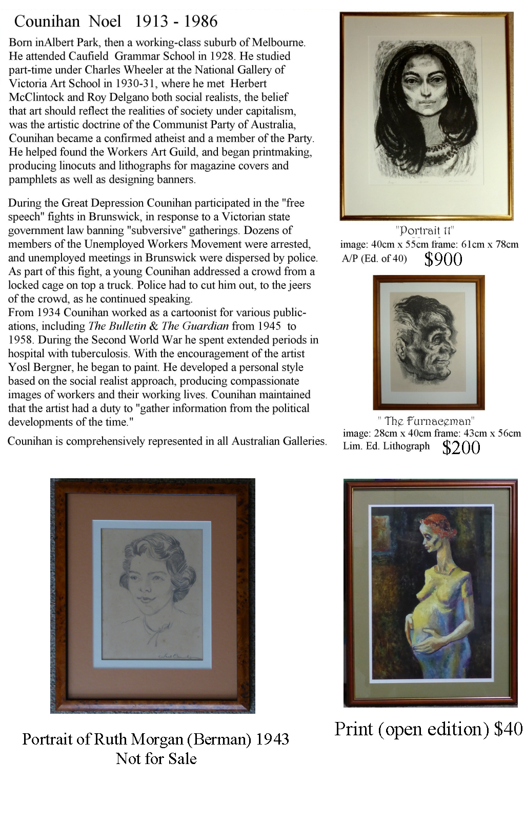 Investment Art Sale Noel Counihan